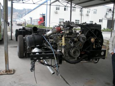 China 12m rear engine 340HP Dongfeng EQ6121RC3GD Diesel Bus Chassis For Sale for sale