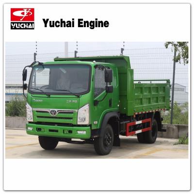 China Yuchai 130HP Strong Power Sitom Light Duty 5T 6T 8T 4x2 dump truck for sale for sale