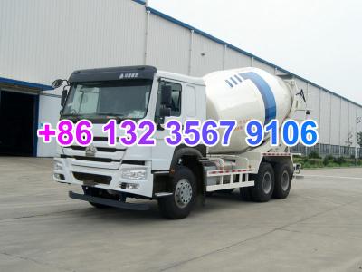 China 8CBM 9CBM 10 CBM 15CBM HOWO Chassis 6x4 HJS5256GJBHA Cement Mixer Truck for sale