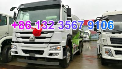 China 8CBM 9CBM 10 CBM HOWO Chassis 6x4 HJS5256GJBHA Cement Mixer Truck For Ghana for sale
