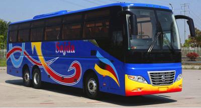 China LHD/RHD 65 seats Euro2 Cummins 360HP 6x2 Coach Bus with YBL6137T for Mexico for sale