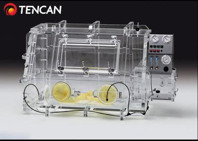 China Acrylic Isolation Glove Box Laboratory Dust Proof Without Vacuuming 10mm for sale