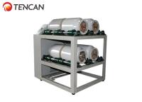 China Horizontal Rolling Ball Mill for Sample Powder Grinding , Four Work Positions Roll Jar Mill can run 4 mill jars a batch for sale