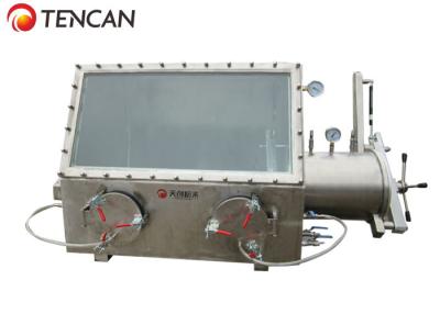 China SS Corrosion Resistant Vacuum Glove Box 0.0Mpa 500mm Good Sealing for sale