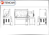 China 3 Glove Ports Purification Inert Gas Glove Box Single Side for Water and Oxygen Removal for sale