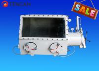 China Stainless Steel PMMA Vacuum Glove Box for Laboratory 600*500*500mm Chamber Size for sale