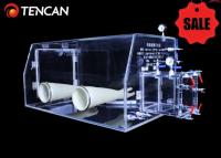 China GBT-30A Transparent Laboratory Glove Boxes Gas Management Systems Inert PMMA 30mm Thickness for sale