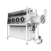 China Laboratory Use GBP750S-4(1800) Inert Gas Glovebox Regeneration System With 4 Gloves for One Side for sale