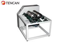 China Four Working Position Rolling Ball Mill Featuring Customizable Jar Sizes and Dust Cover for Enhanced Grinding Efficiency for sale