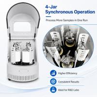 China 16L Capacity Planetary Ball Mill with Four-Jar Synchronous Operation for 0.1μm Nano Powder Grinding for sale
