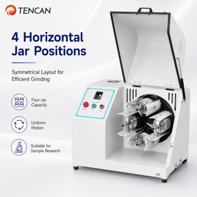 China 6L Capacity Laboratory Ball Mill with 70-670 rpm Rotate Speed and Low Noise (<60db) for Dry and Wet Grinding for sale