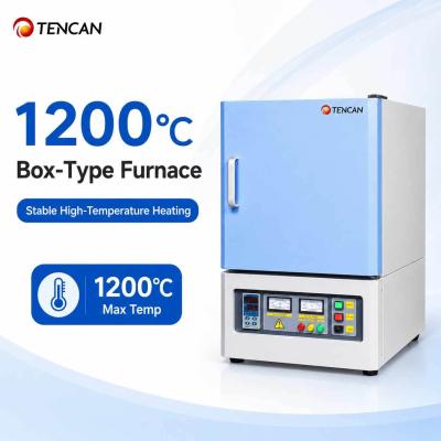 China 1200°C Muffle Furnace with 50-Segment PID Control and Polycrystalline Mullite Fiber Lining for High-Temperature Applications for sale
