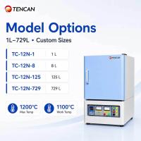 China 1200°C Muffle Furnace with 50-Segment PID Control and Polycrystalline Mullite Fiber Lining for High-Temperature Applications for sale