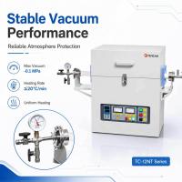 China TENCAN 1200C 1400C 1600C Horizontal Vacuum Tube Furnace Split Laboratory Sintering CVD Quartz Alumina Tube Oven for sale