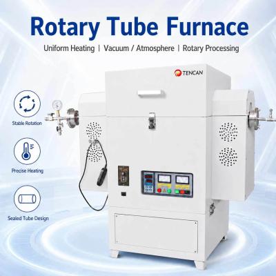 China TENCAN TC-12NRT High Temperature 1200C Lab Vacuum Tubular Furnace MOSI2 Heating Element High-Purity Quartz/Alumina Material for sale
