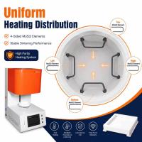 China TENCAN TC-BDF-1L 1700C Dental Lab Zirconia Porcelain Sintering Furnace 1C Accuracy MoSi2 Heating Elements for Tooth for sale