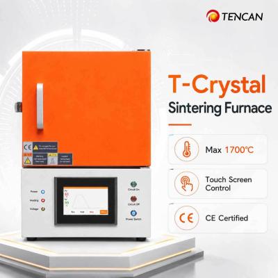 China TENCAN CE Certified 1700°C Dental Zirconia Sintering Furnace with MoSi2 Heater and 7-Inch Touch Screen for Denture Ceramic for sale
