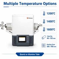 China TENCAN TC-12NT 1600°C Max Temperature Vacuum Tube Furnace with High-Purity Quartz Tube and Programmable Temperature Control for sale
