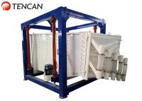 China 30 Tons 40 Tons Square Swing Rustproof Vibrating Screen Machine for sale