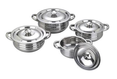 China 6pcs/8pcs pumpkin pot cookware set &cooking pot/high quality stainless steel pot for sale