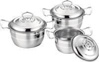 China 2015 hot products stainless steel cookware set &6 pcs and 8pcs classical pot +flower for sale