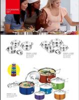 China stright body new type stainless steel cookware set with high quality ,16cm /20cm /24 cm cooking pot,stockpot for sale
