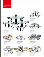 China stright body new type stainless steel cookware set with high quality ,16cm /20cm /24 cm cooking pot,stockpot for sale
