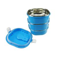 China color lunch box & 2-4 layer lunch box& keep warm food carrier& lunch box for kid's & plastic +stainless steel lunch box for sale