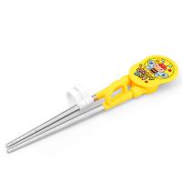 China 2016 new style stainless steel 201 and PP yellow color kitchenware for children for sale