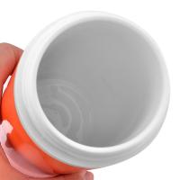 China supermarket hot selling stainless steel  colorful inner ceramic keep water hot cup,mug &flask &vaccum flask for sale