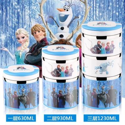 China 2016 nwe style several pattern  stainless steel round food container ,food carrier,lunch box,food lunch container for sale