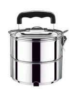 China 2/3/4  layers stainless steel handle  lunch box & keep warm food carrier & stainless steel hand pan for sale