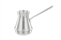 China Middle east type  stainless steel silver  milk cup with lid and stainless steel handle& coffee pot for sale