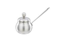 China Middle east type  stainless steel silver  milk cup with lid and stainless steel handle& coffee pot for sale