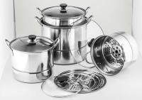 China 6L/10L/12L/16L 4pcs high quality stainless steel cookware set & 24 /26/28/30cm cooking  pot & 8pcs  410# stcok pot for sale