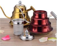 China 2016 hottest 1.2L  stainless steel kettle bamboo kettle with gold color &teapot &whistling kettle& roma kettle for sale