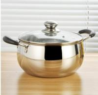 China 2017 hottest stainless steel cookware set $16cm-18cm-20cm to 26cm cooking pot & kitchenwares for sale