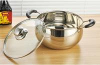 China 2017 hottest stainless steel cookware set $16cm-18cm-20cm to 26cm cooking pot & kitchenwares for sale