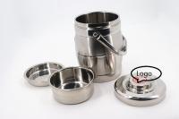 China 1.0L /1.4L / 2.0L / 2.8L /3.8L/6.5L Hand pan  & stainless steel lunch box & keep warm double wall food carrier for sale