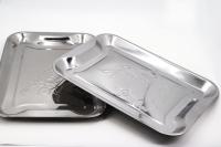 China 2018 hot  selling square tray & stainless steel square  tray & 50*35cm tray & stainless steel  silver plate for sale