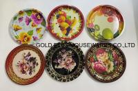 China 2024 hottest color tray &,45cm stainless steel fruit tray &BBQ tray ,hot in Middle East market for sale