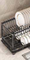 China Kitchen Dish Rack Easy To Assemble Folding Rack for Organizational Needs for sale