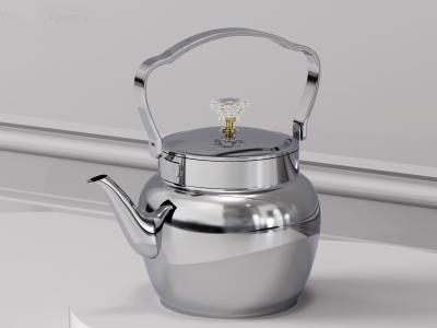 China hot sales in Middle East market Interior Ketlle Tea Pot with Filter Stainless Steel Material and Whistling Function for sale