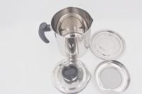 China 1.3L Cooking tools stainless steel grease container round shape grease keeper with handle for sale