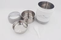 China 1L Hot sale stainless steel insulated food jar double wall vacuum food storage container for sale