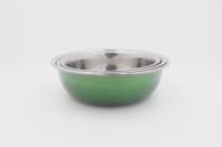 China 3pcs  Popular selling colorful bird feeder Jar stainless steel feeding bowl for sale