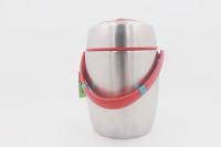 China 2L Tableware insulated food jar with handle lid stainless steel airline bento lunch box for sale