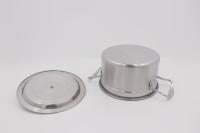 China 8pcs Countertop dining steel rivets milk pot flame free cooking pot with lid for sale