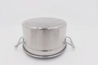 China 4pcs Kitcheware high quality hot steamer stainless steel stock pot with steel lid for sale