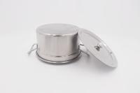 China 4pcs Pot and pans induction stainless steel stock pot with steel lid pasta cooking pot for sale
